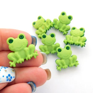 Frog Buttons by Buttons Galore / Novelty Animal Embellishments Set of ...