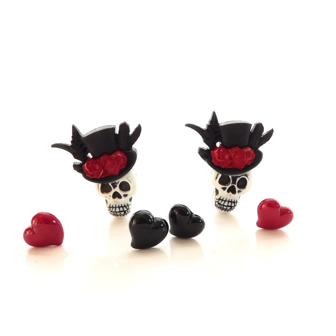 Sir Goth Skull Buttons by Let's Get Crafty / Halloween Craft ...
