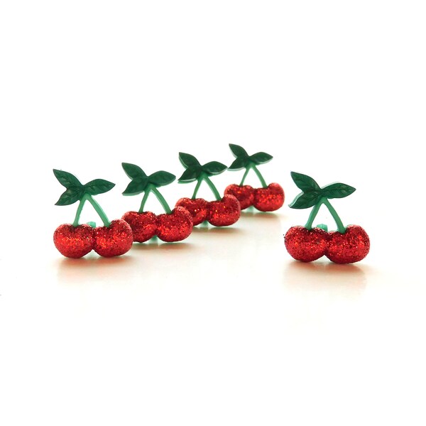 Cherry Buttons - Etsy
