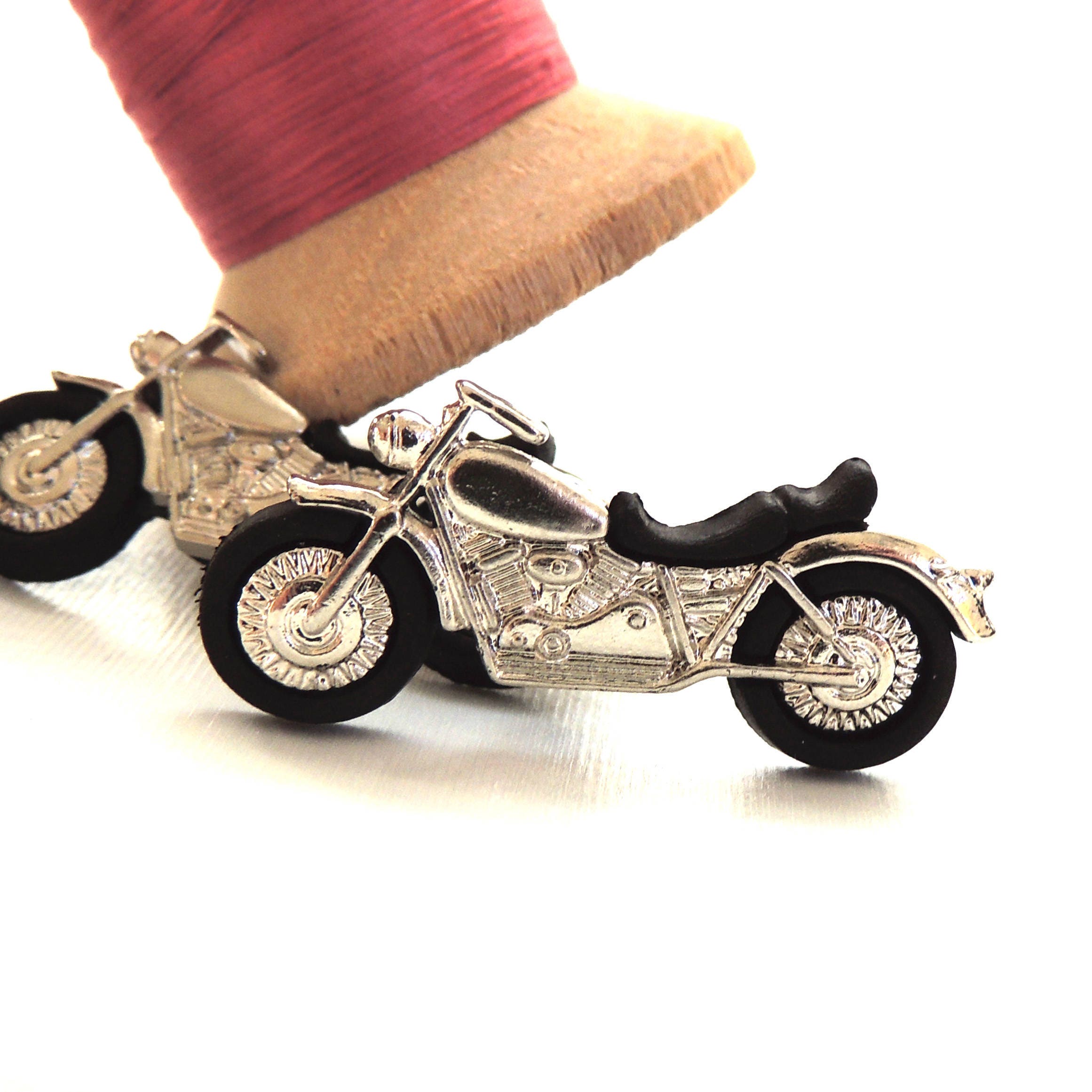 Motorcycle Buttons by Dress It up // Biker Craft - Etsy