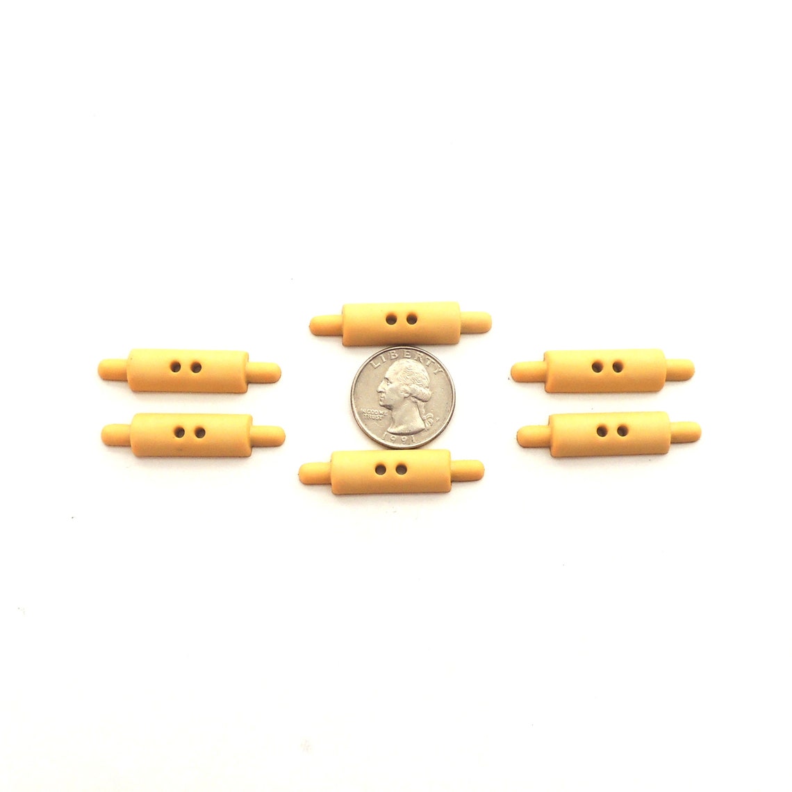 Rolling Pin Buttons by Buttons Galore / Novelty Kitchen Baking | Etsy