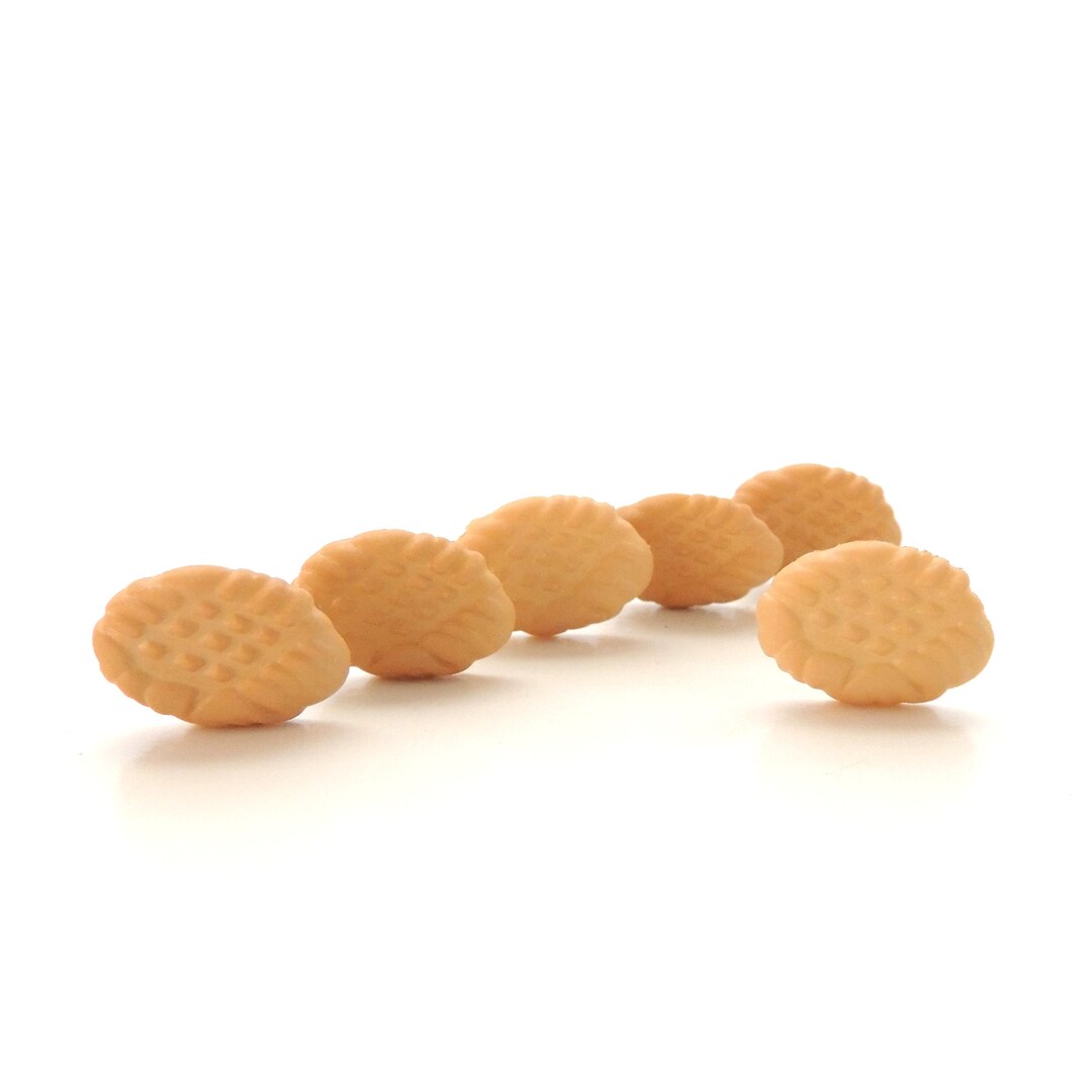 Peanut Butter Cookie Buttons / Sweet Dessert - Baking Embellishment - Etsy