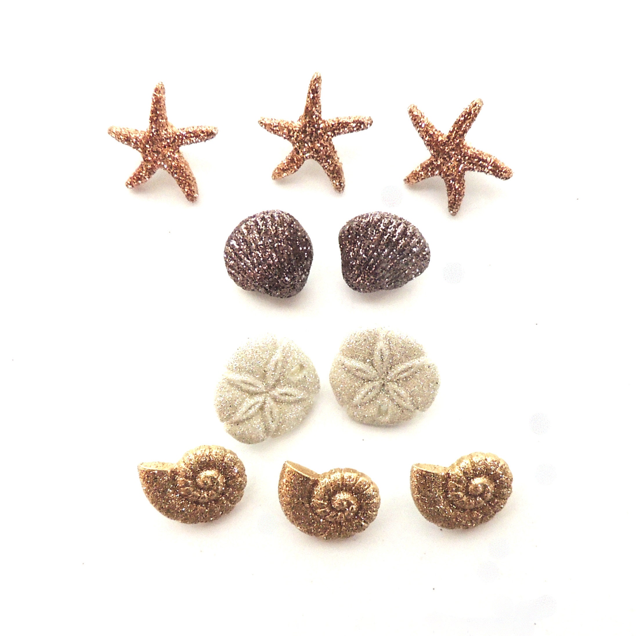 Seashells at the Seashore Buttons by Dress It up // Jesse | Etsy