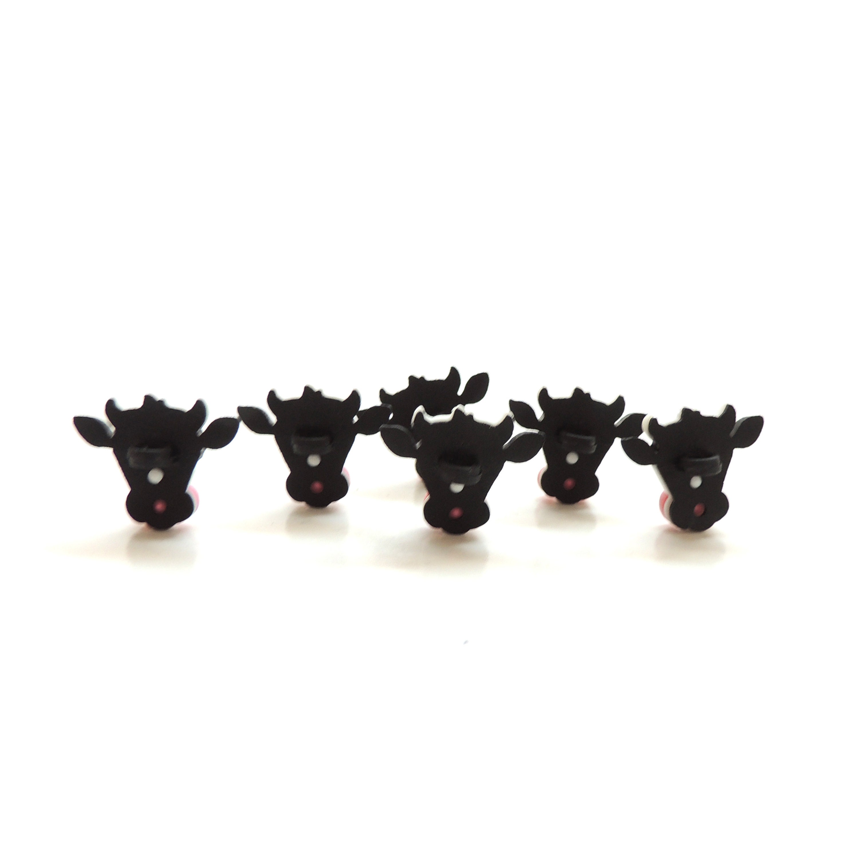 Cow Face Buttons by Dress It up // Farm Animal Embellishments - Set of ...