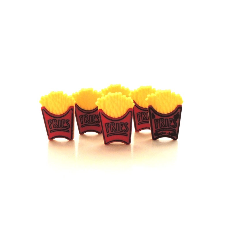 French Fry Buttons by Dress It up //jesse James Novelty Fast - Etsy