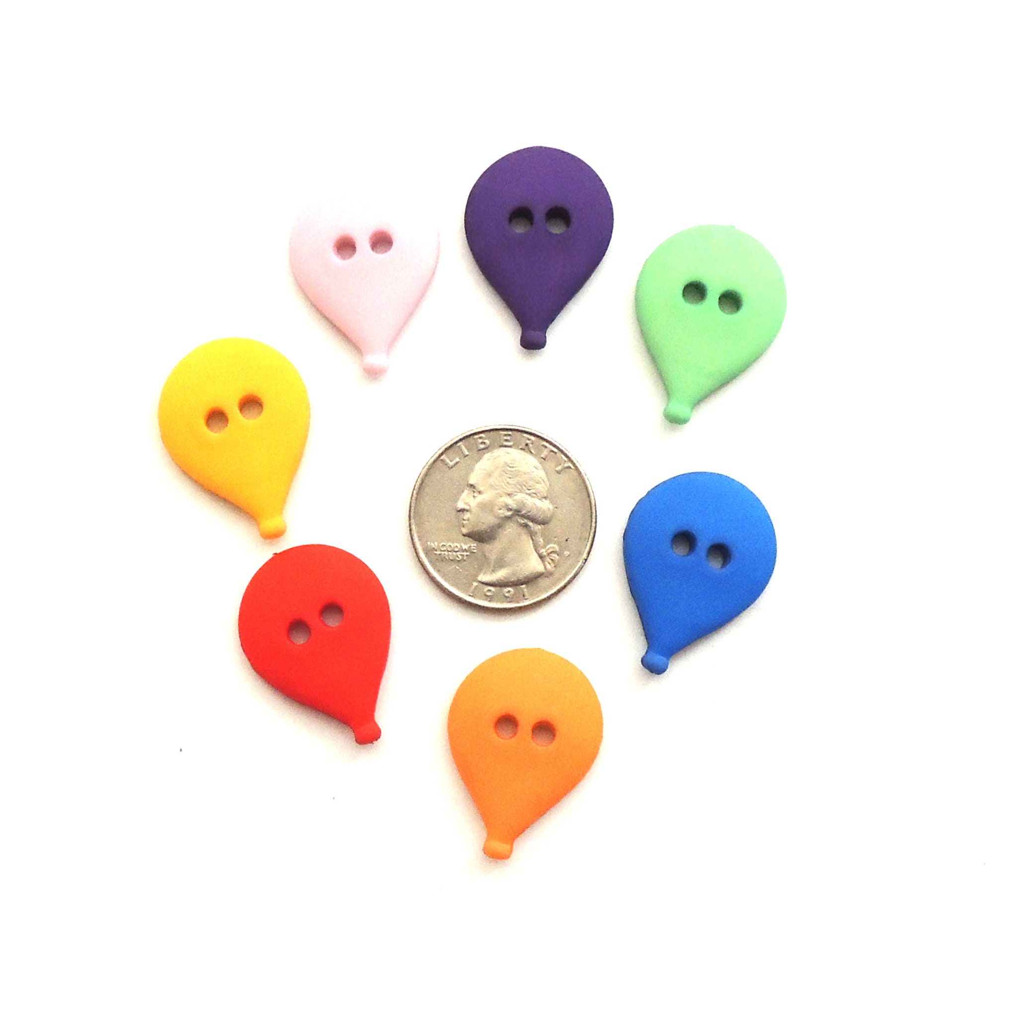 Balloon Buttons by Buttons Galore // Party Celebration | Etsy