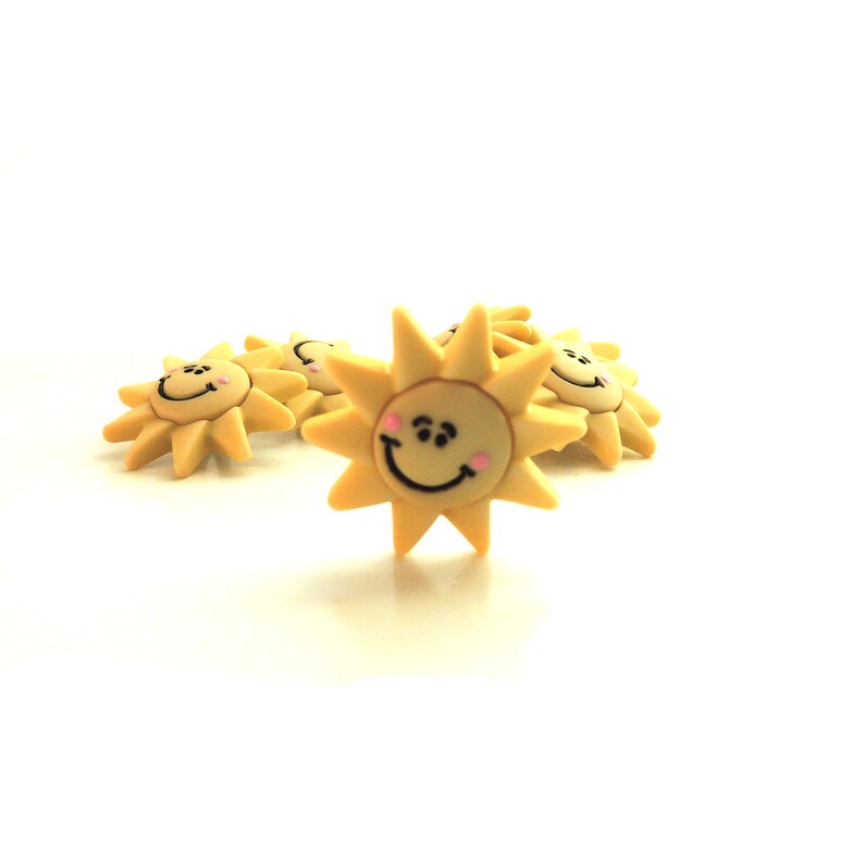 Smiling Suns Buttons Buttons Galore / Novelty Celestial - Etsy