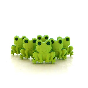 Frog Buttons by Buttons Galore / Novelty Animal Embellishments Set of ...