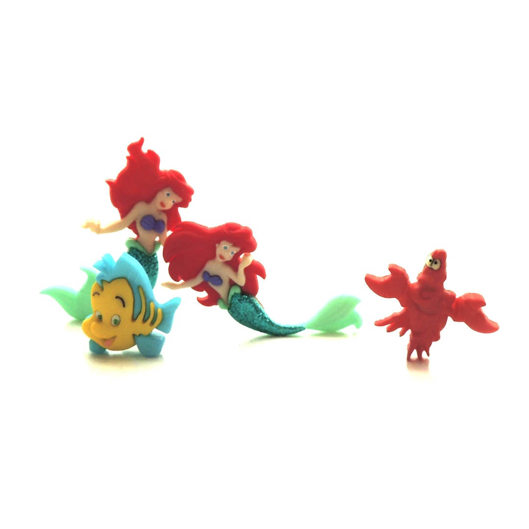 Little Mermaid Buttons by Dress It up / Jesse James Disney ...