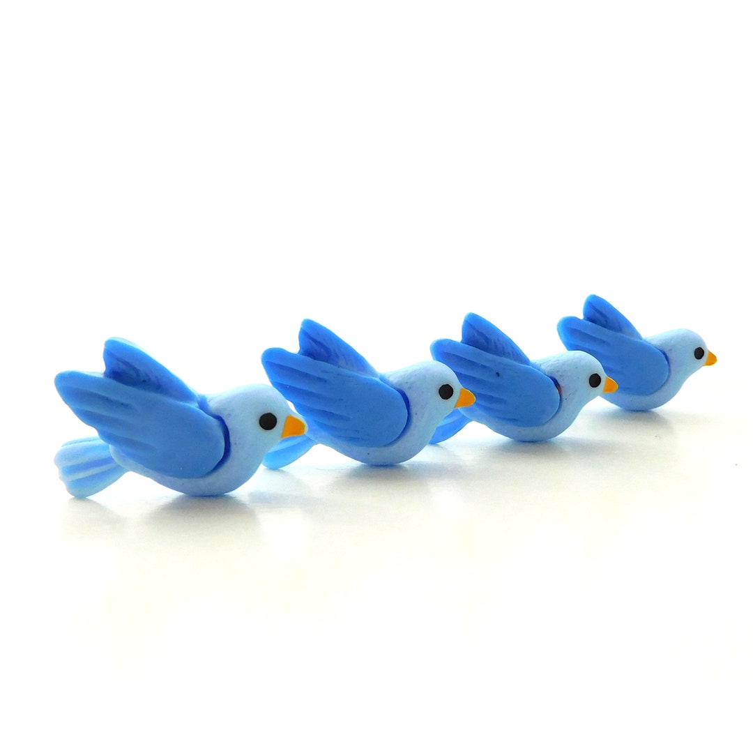 Bluebird Flat Back Embellishments / Animal Bird Flatback Decorations ...