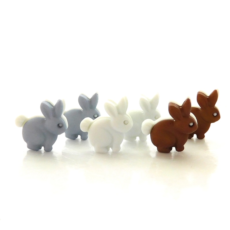 Bunny Rabbit Button - Etsy