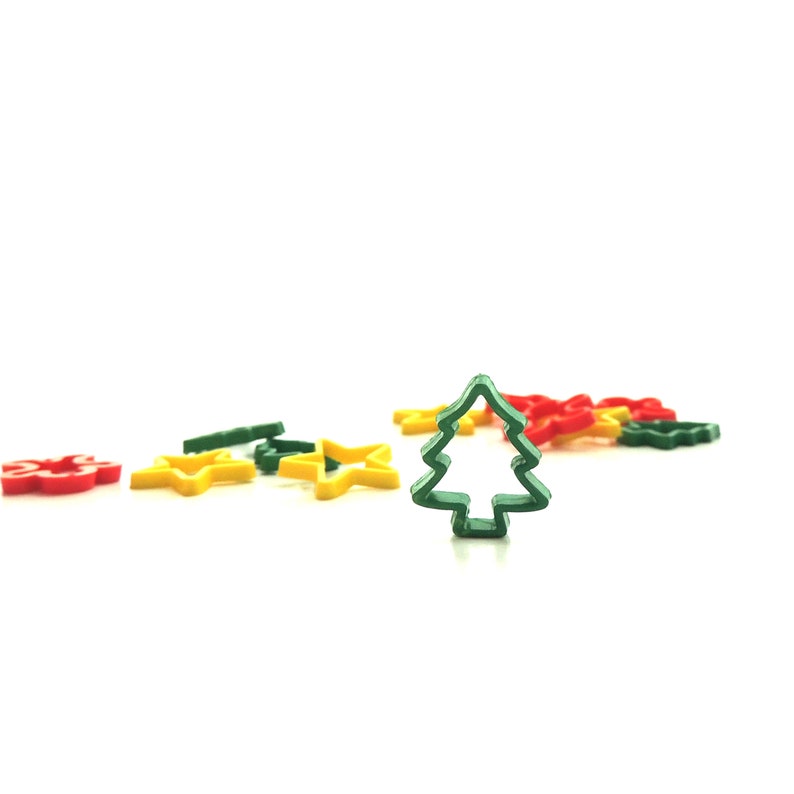 Colorful Cut Outs Buttons by Buttons Galore // Christmas Cookie Cutter ...