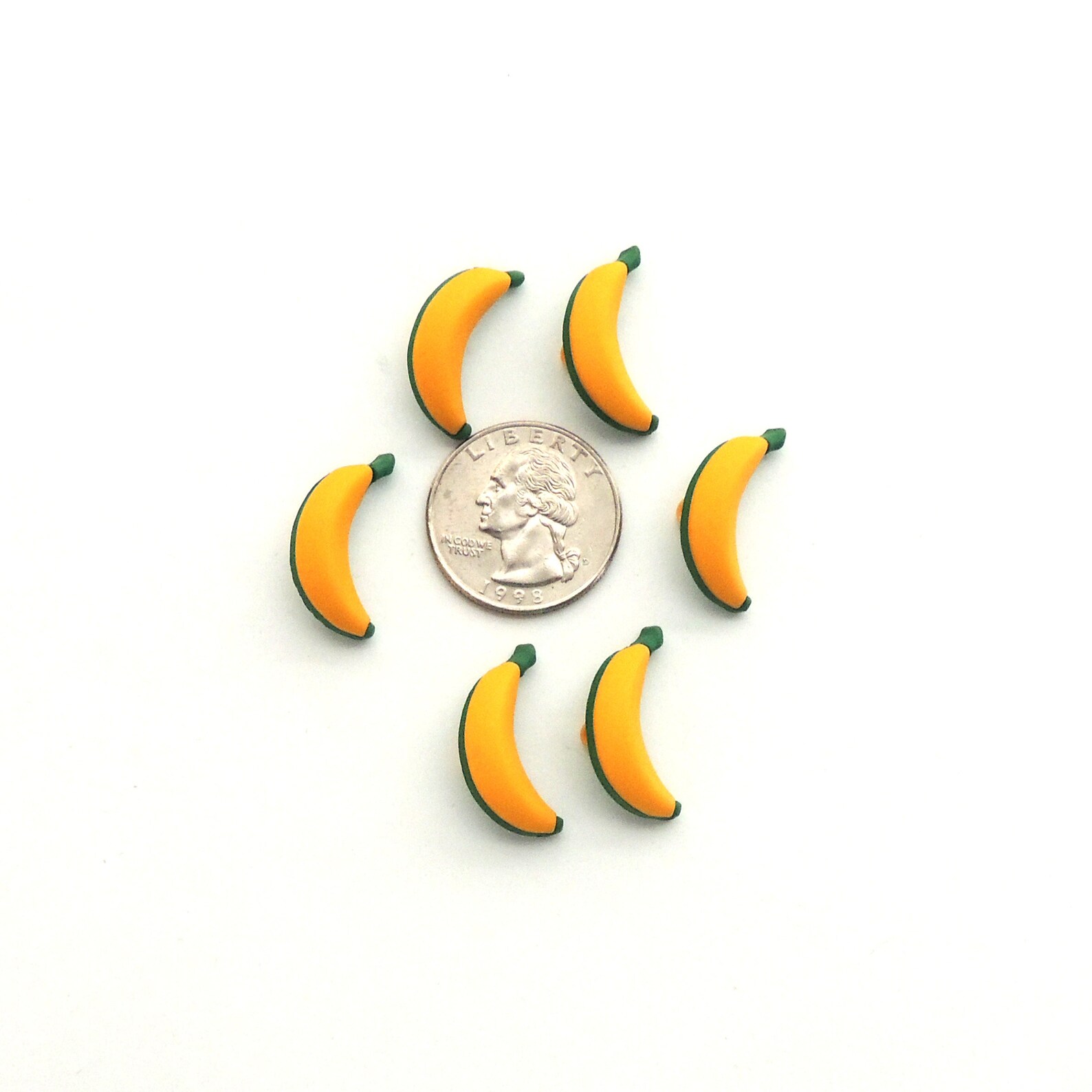 Banana Buttons by Buttons Galore / Sewing Crochet Knitting | Etsy