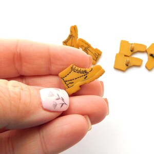 Hiking Boot Buttons by Buttons Galore // Work Shoe Craft Embellishments ...