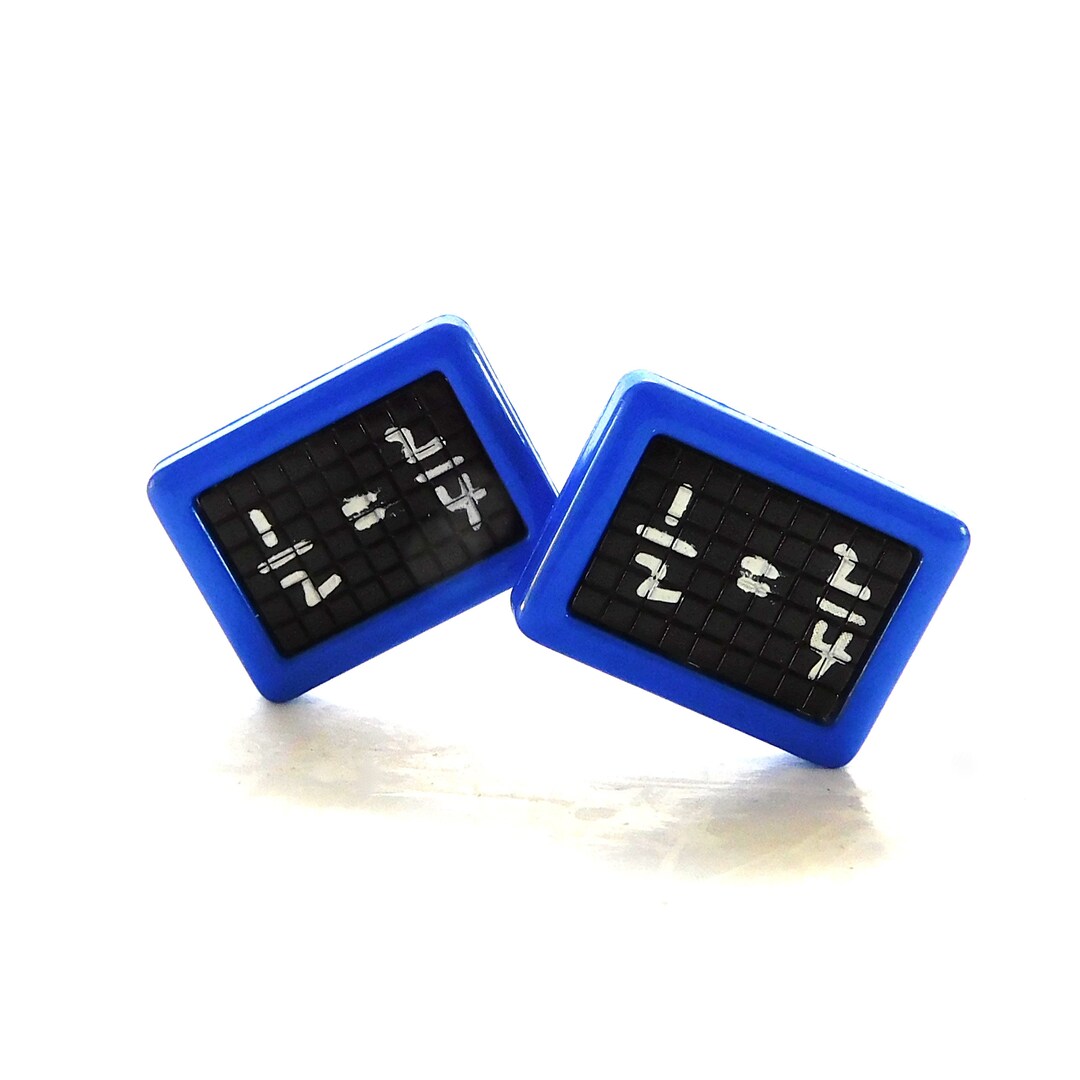 Blue Chalkboard Buttons by Dill / School Craft Embellishments - Set of ...