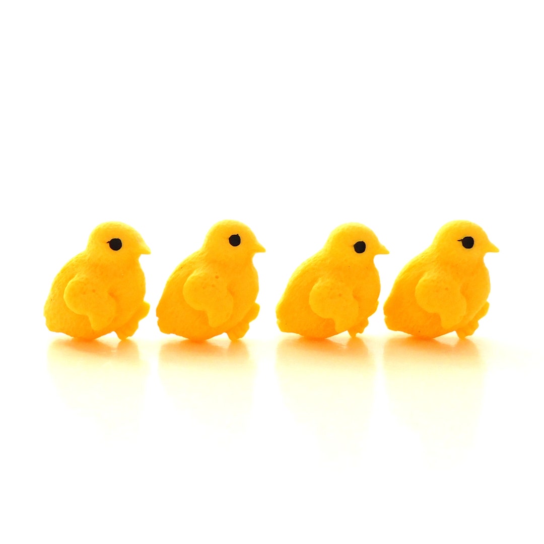 Baby Chick Flat Back Embellishments / Animal Bird Flatback Decorations ...