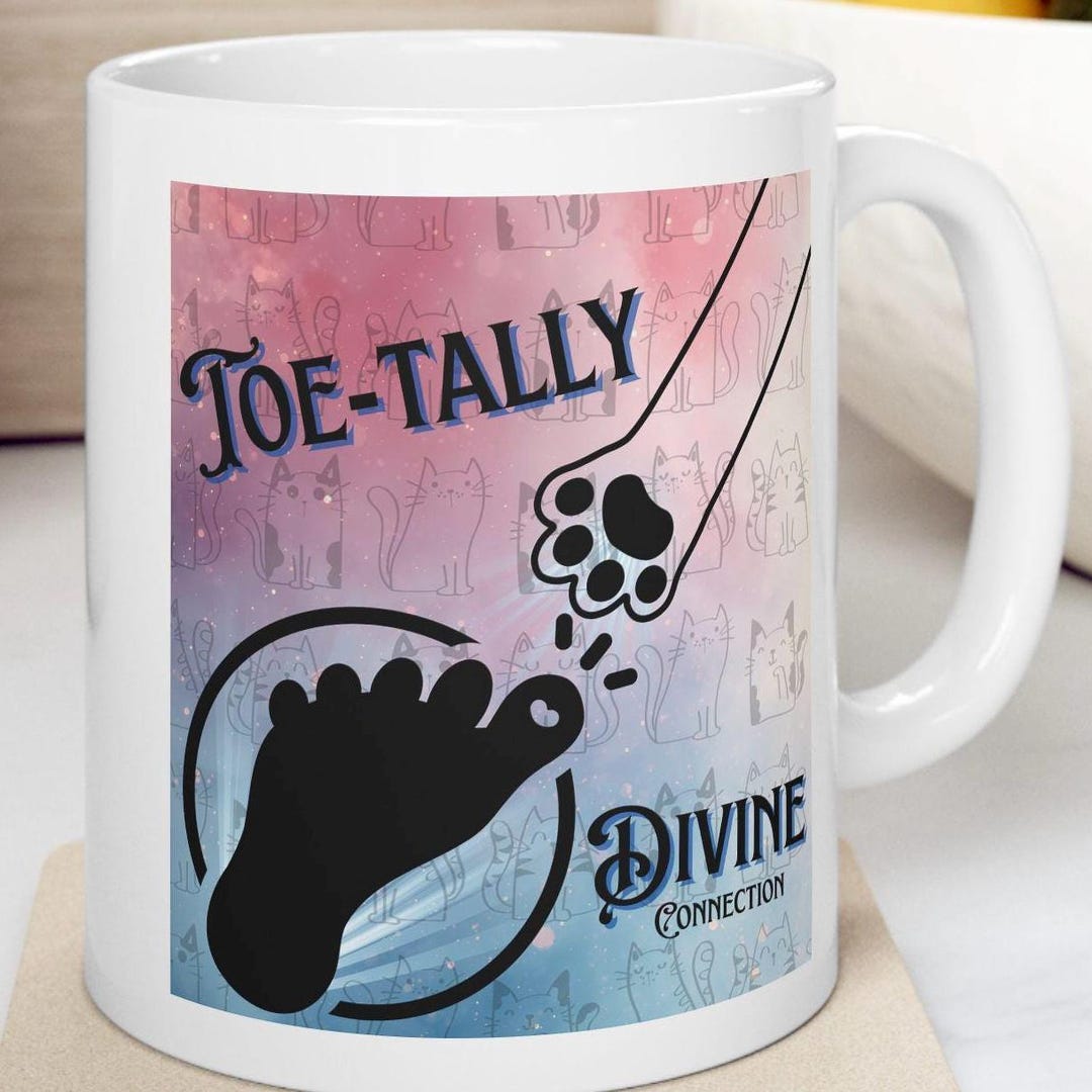 Toe Beans Cat Feet Mug | Cat Lover Coffee Cup - Etsy