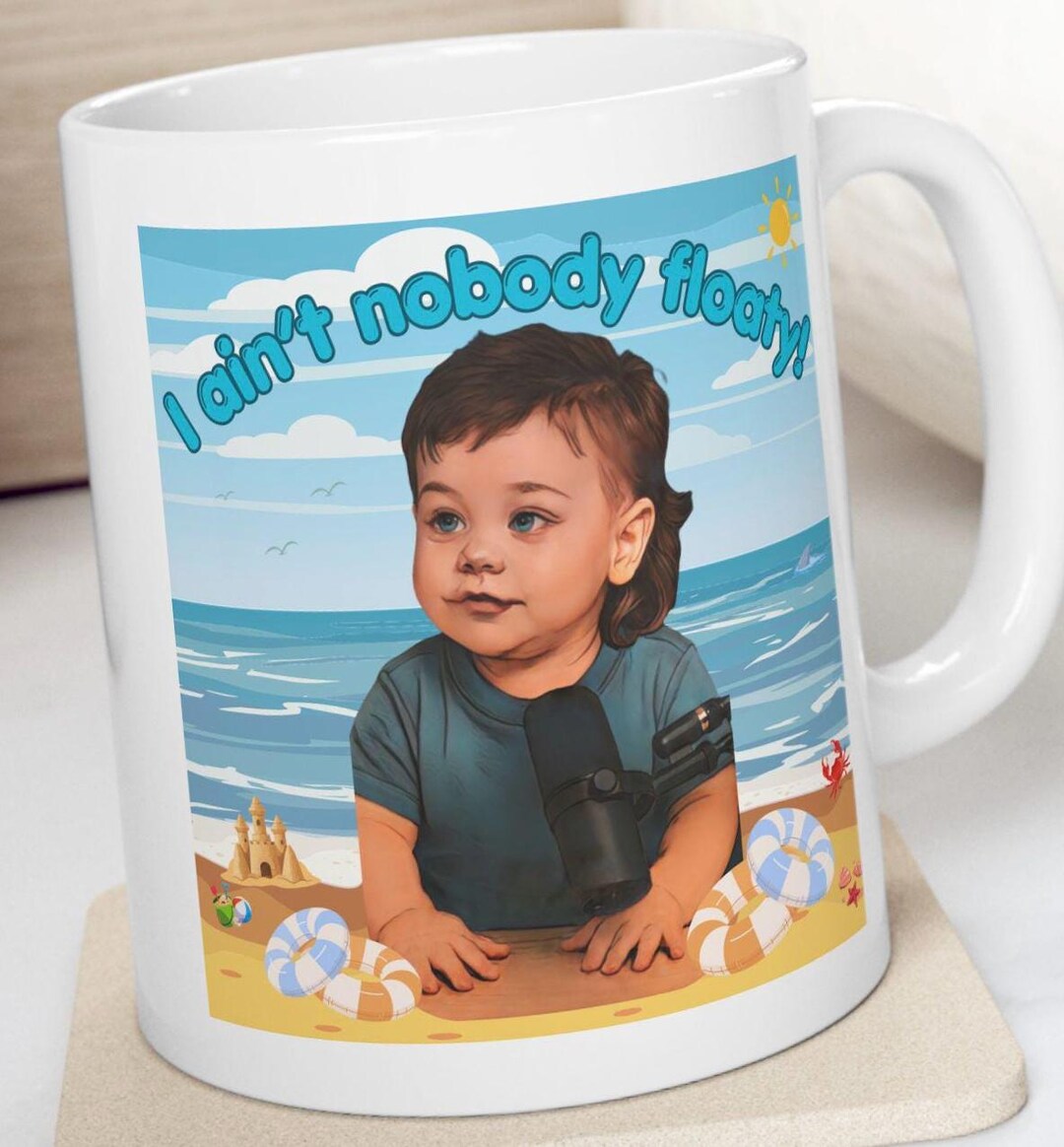 Baby Theo Von Mug, Theo Fan Art, Theo Podcast Fan Art, I Ain't Your ...