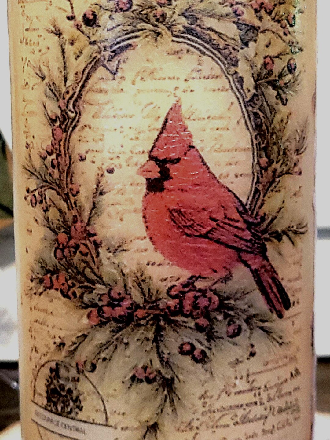 CARDINAL FLAMELESS Candle/cardinals/cardinal Lover/candle With Timer - Etsy