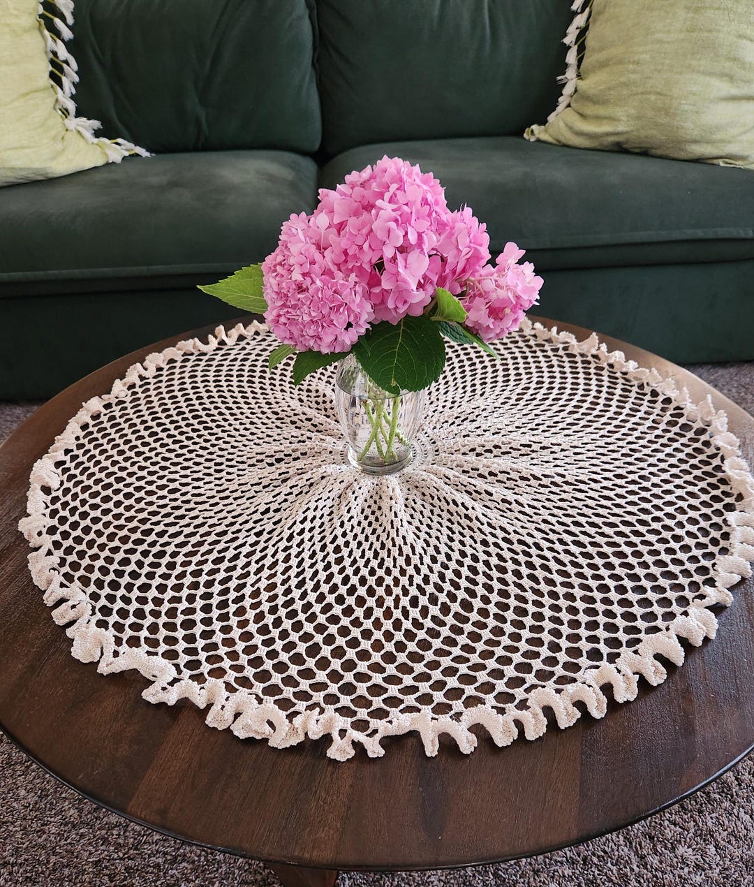 Crochet Table Centerpiece - Etsy