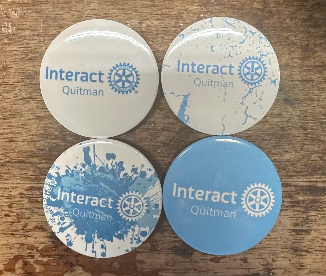 One Time Digital Design for Company or Nonprofit Buttons and Magnets - Etsy