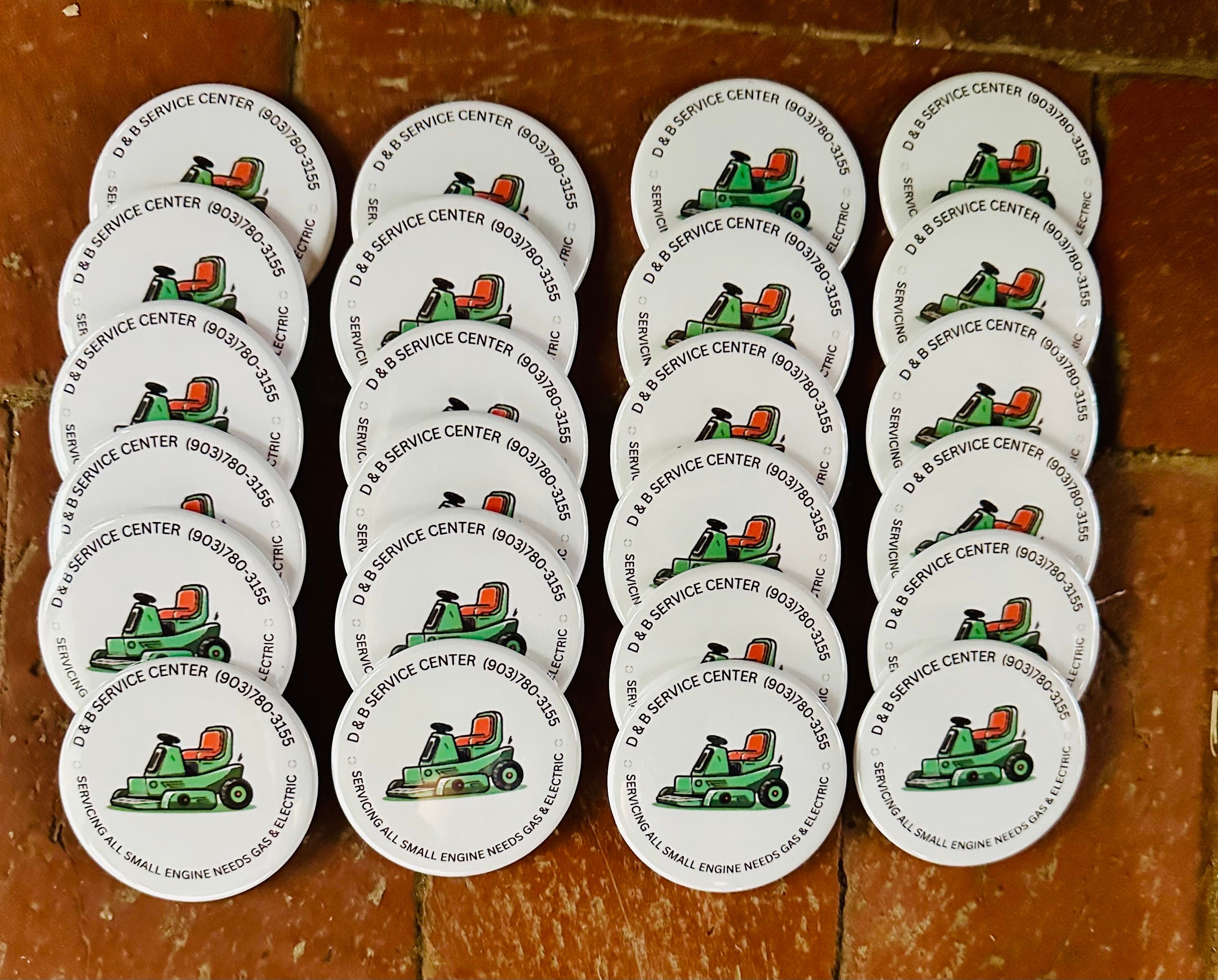 One Time Digital Design for Company or Nonprofit Buttons and Magnets - Etsy