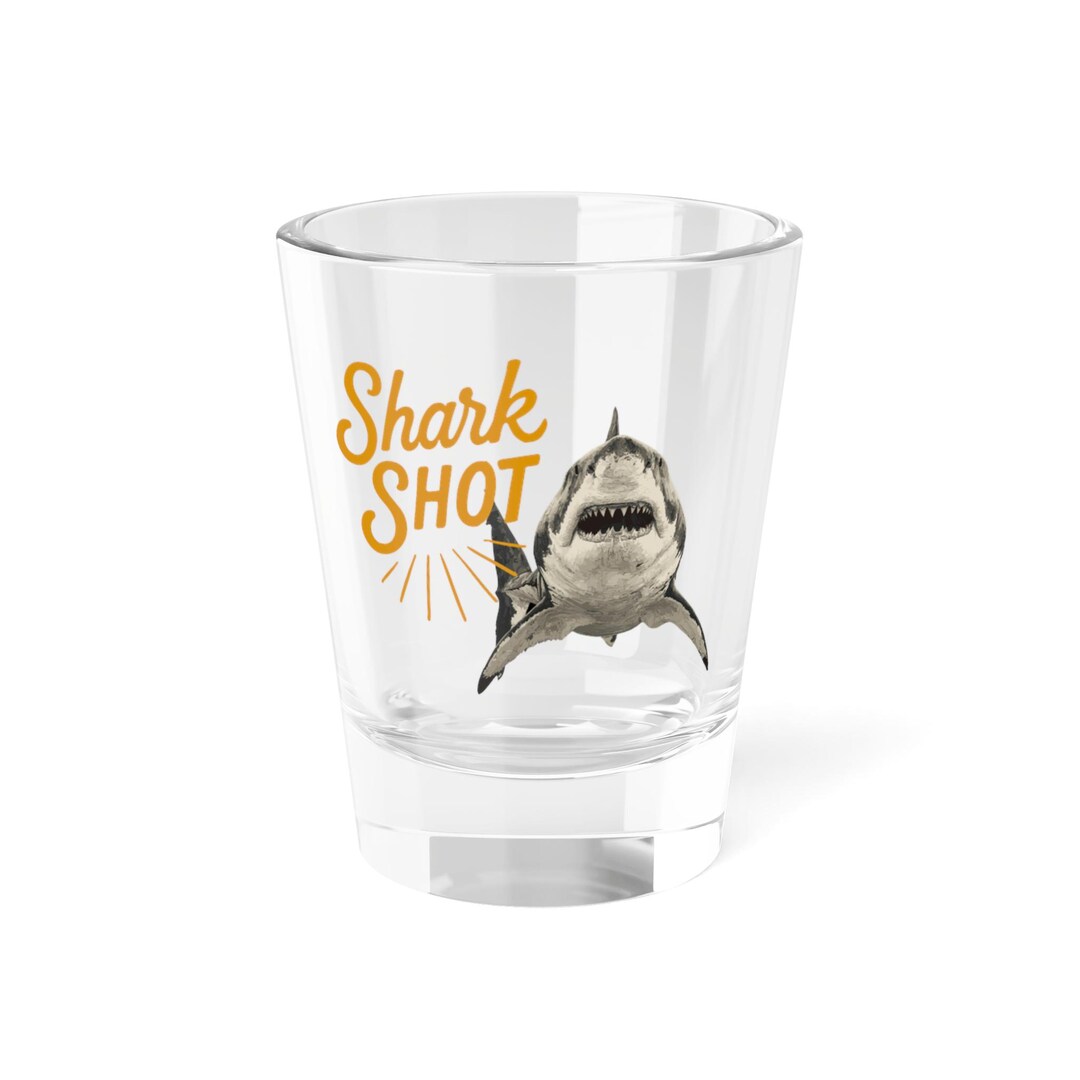 Shark Shot Glass - Fun Beach Party Drinkware, Nautical Gifts, Ocean ...