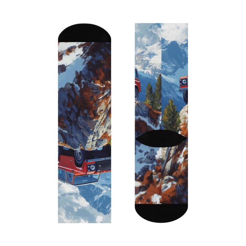 Vintage Range Rover Socks, Cushioned Crew Socks - Etsy