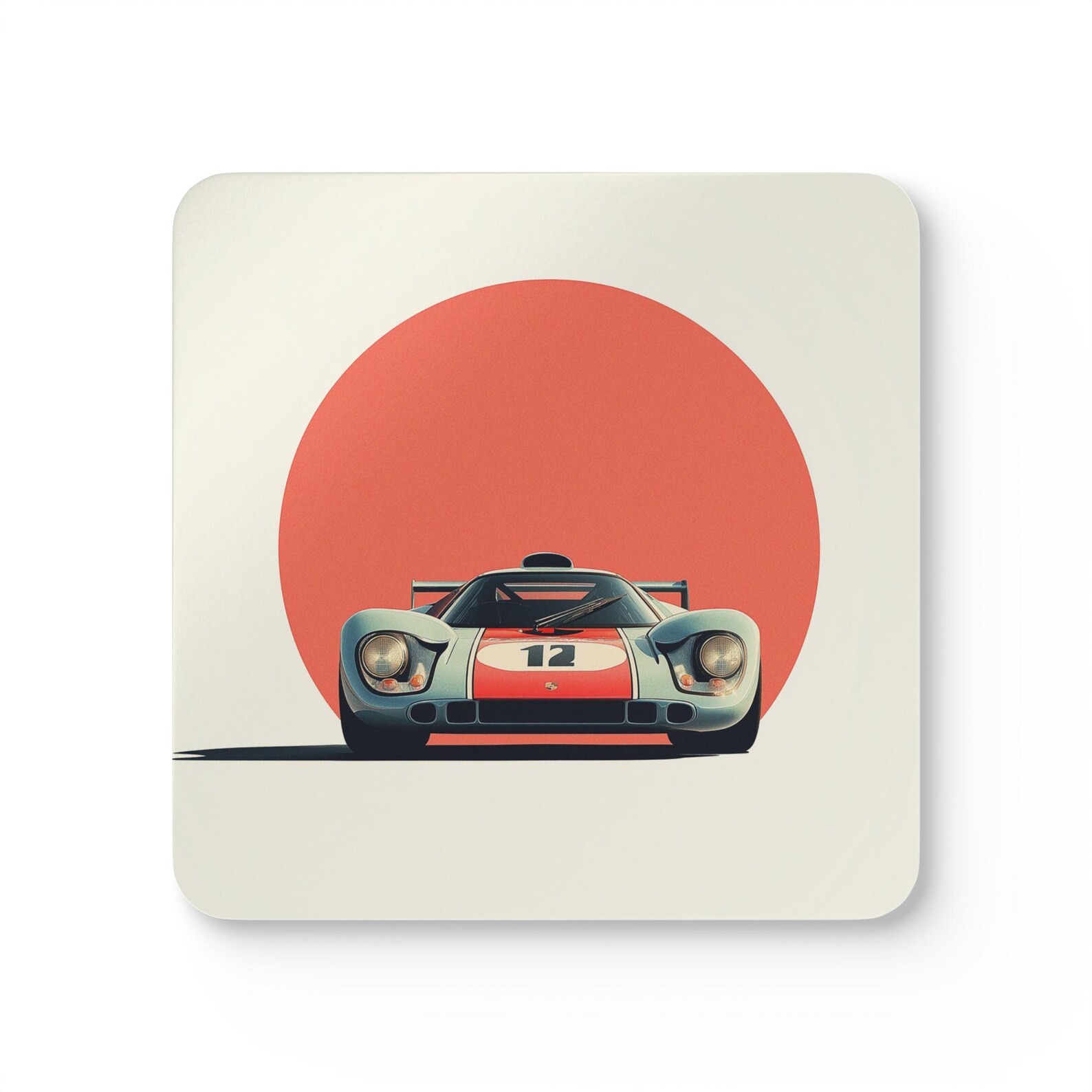 Vintage Porsche Cork Coaster Set, Bohemian Home Decor, Fun Simple Gift ...