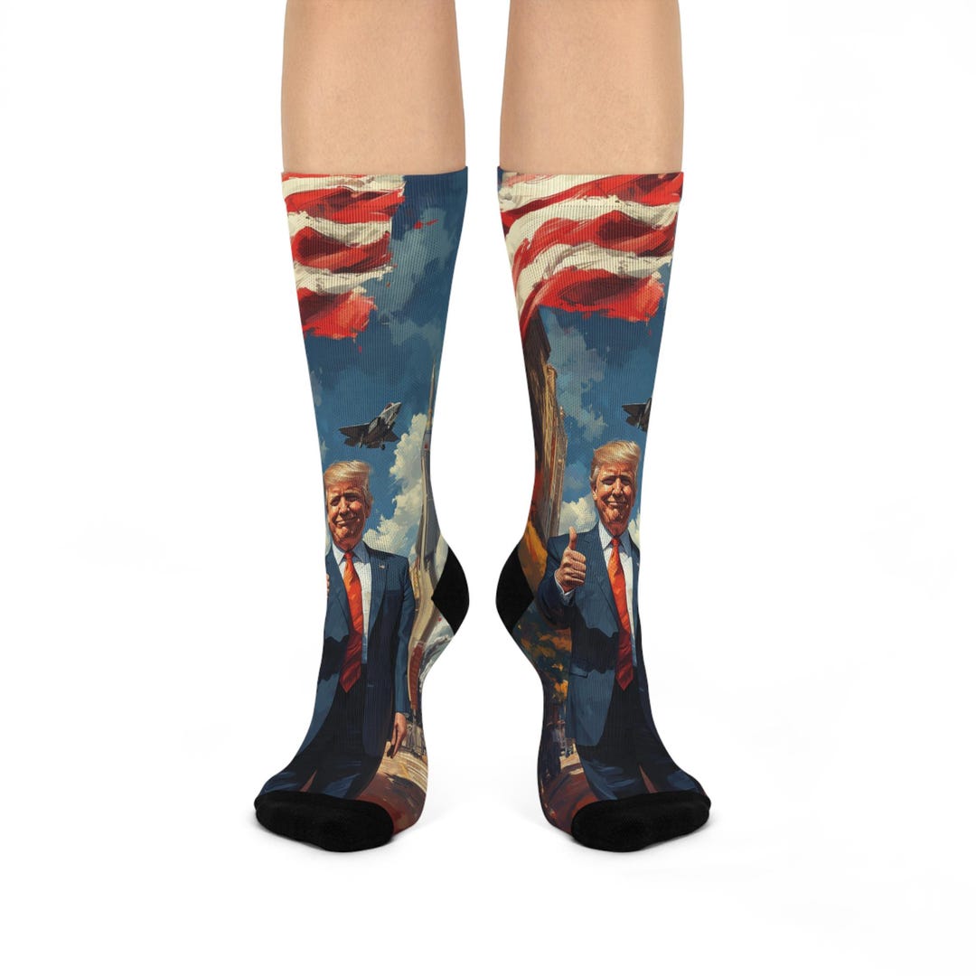 Freedom Socks - Patriotic Cushioned Crew Socks, Maga, Gift for ...