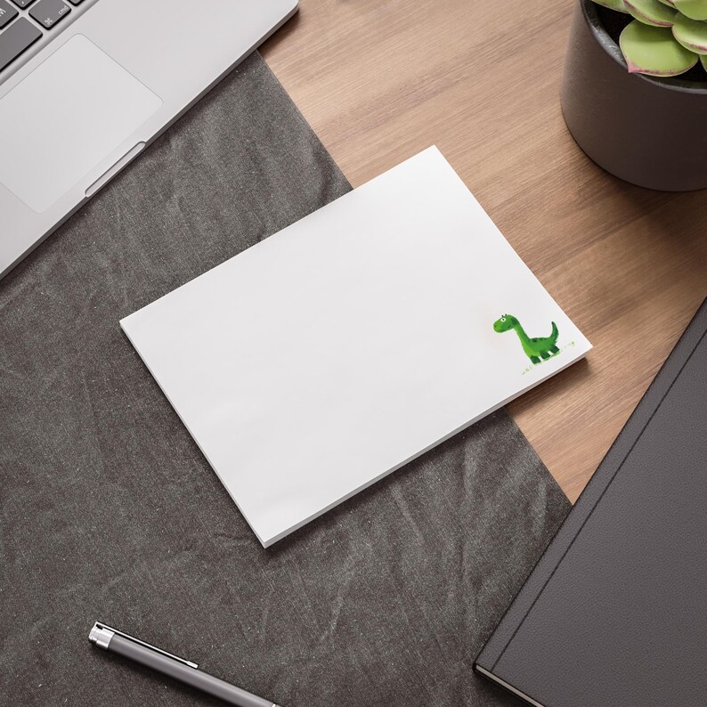 Dino Post-it® Note Pads, Dinosaur Sticky Notes, Prehistoric Office ...
