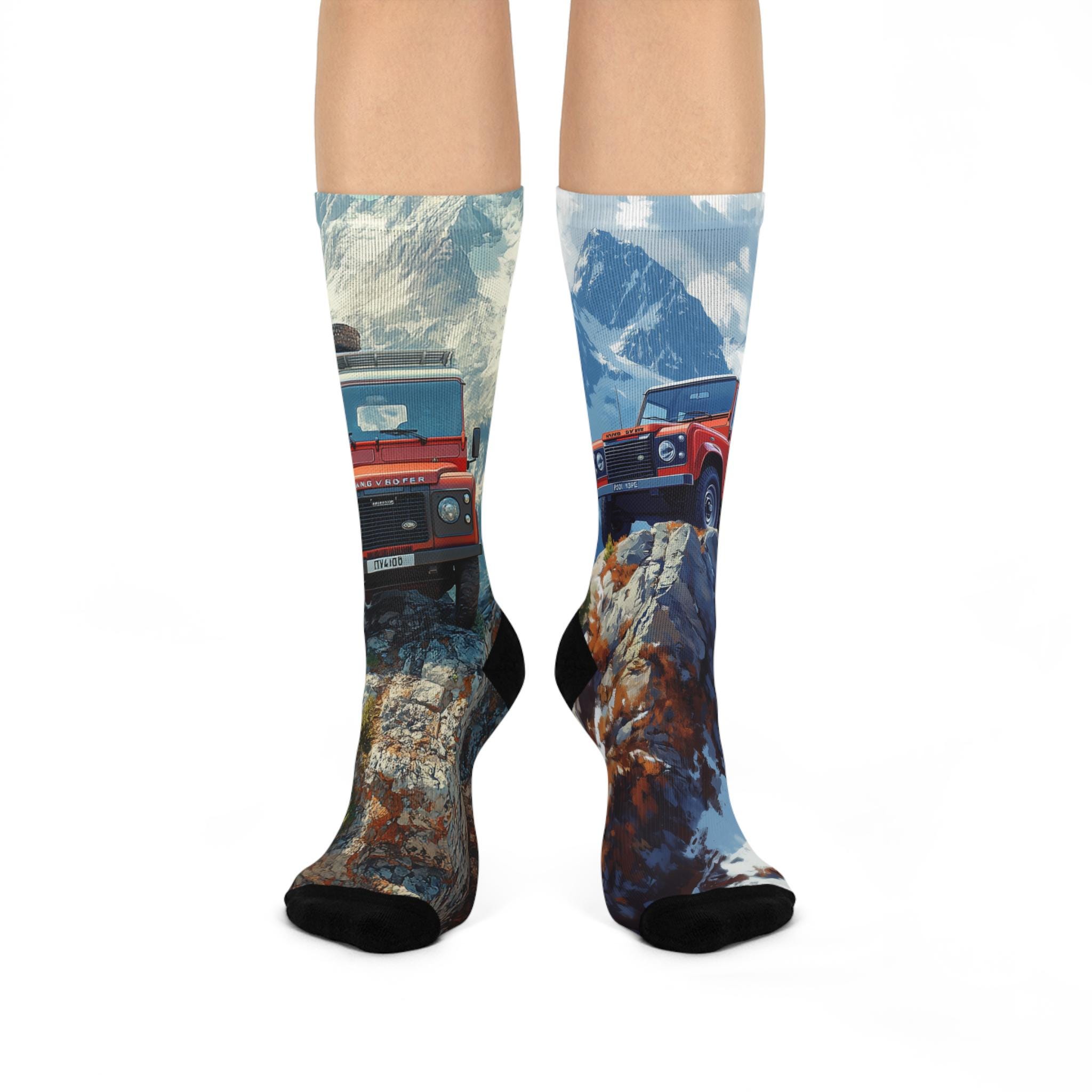 Vintage Range Rover Socks, Cushioned Crew Socks - Etsy