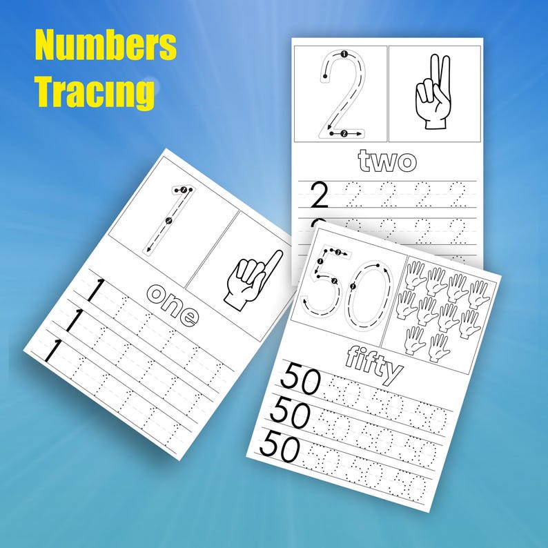 Preschool Learning Bundle: 700 Pages of Alphabet & Number Tracing ...