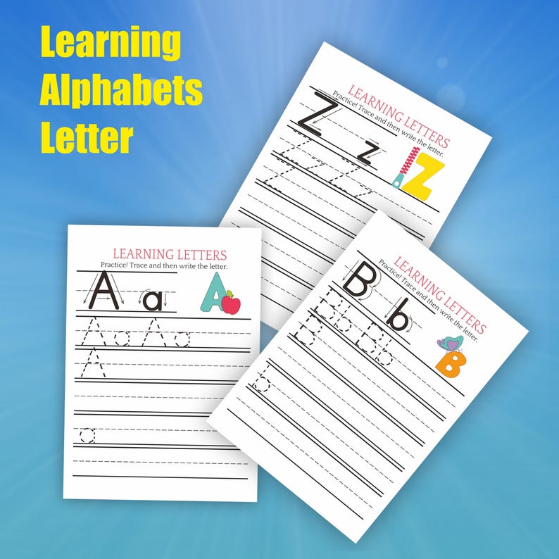 Preschool Learning Bundle: 700 Pages of Alphabet & Number Tracing ...