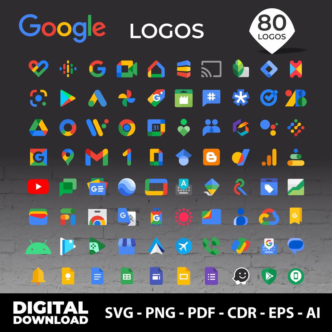 Google Logos Vector Svg, Png, Pdf, Cdr, Eps, Ai, Jpg Google Icons, Google Logo Png, Gmail Logo ...