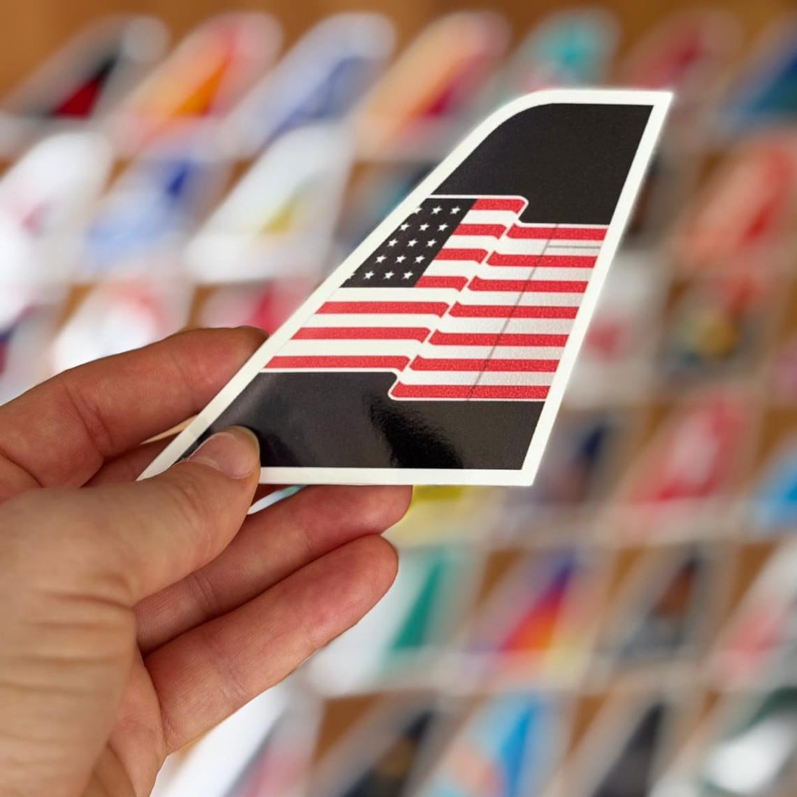 54 Airline Tail Stickers, Airplane Tail Fin Decals, Aviation Stickers ...