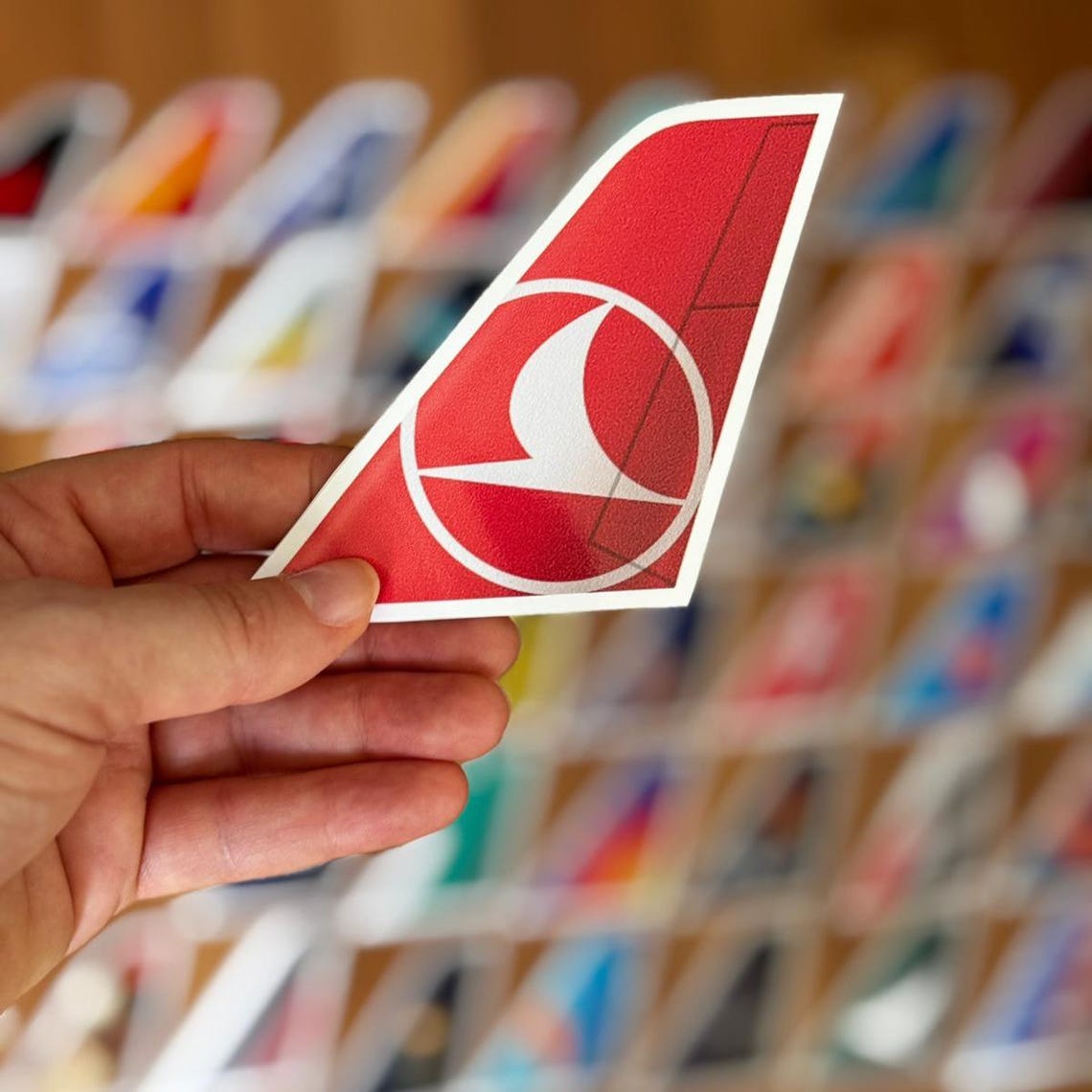 54 Airline Tail Stickers, Airplane Tail Fin Decals, Aviation Stickers ...