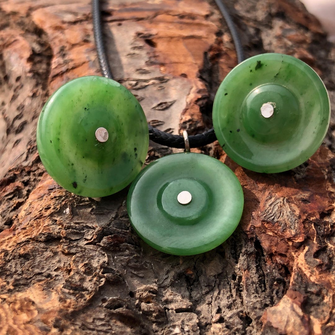 Hand-carved Nephrite Jewelry Set | Greenstone Jewelry | Handmade in ...