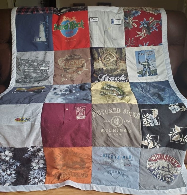 Custom T-shirt / Memory Blankets and Quilts - Etsy