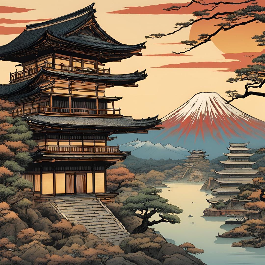 Ancient Japan Printable Set, Japanese Dynasties Decoration Set - Etsy