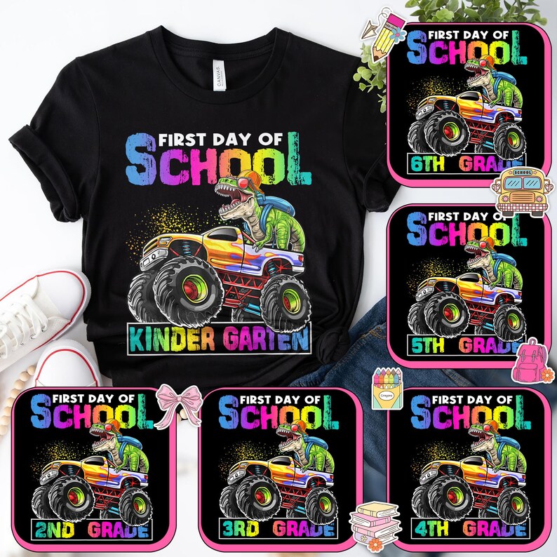 Dinosaur Back to School Png Bundle, Back to School Mega Bundle, Teacher ...