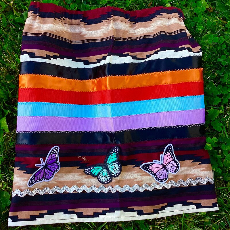 Native Ribbon Skirt - Etsy