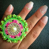 Beaded Rings - Etsy