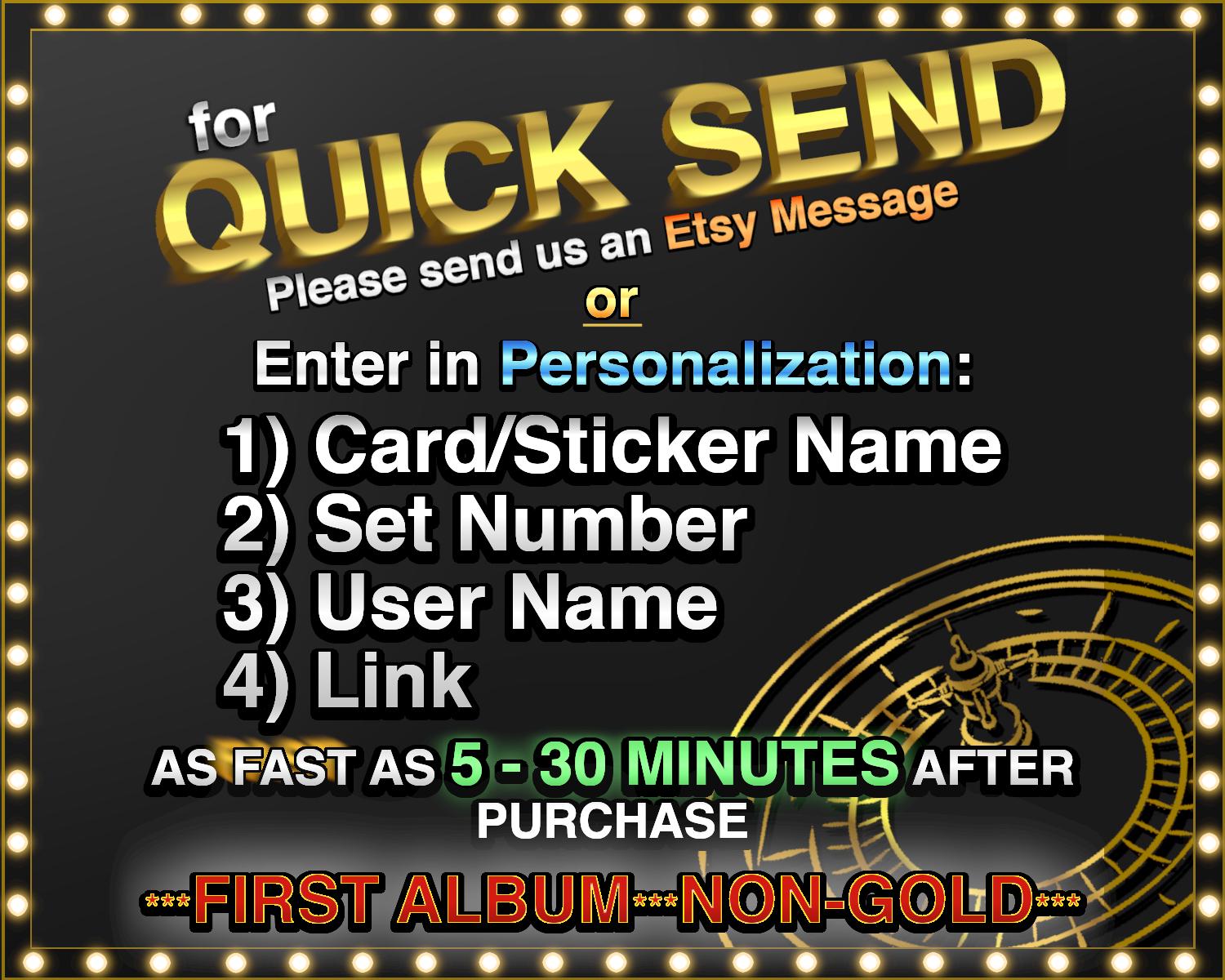 New Marvels Season: 5 Star Cards/stickers first Albumnon-gold Please ...