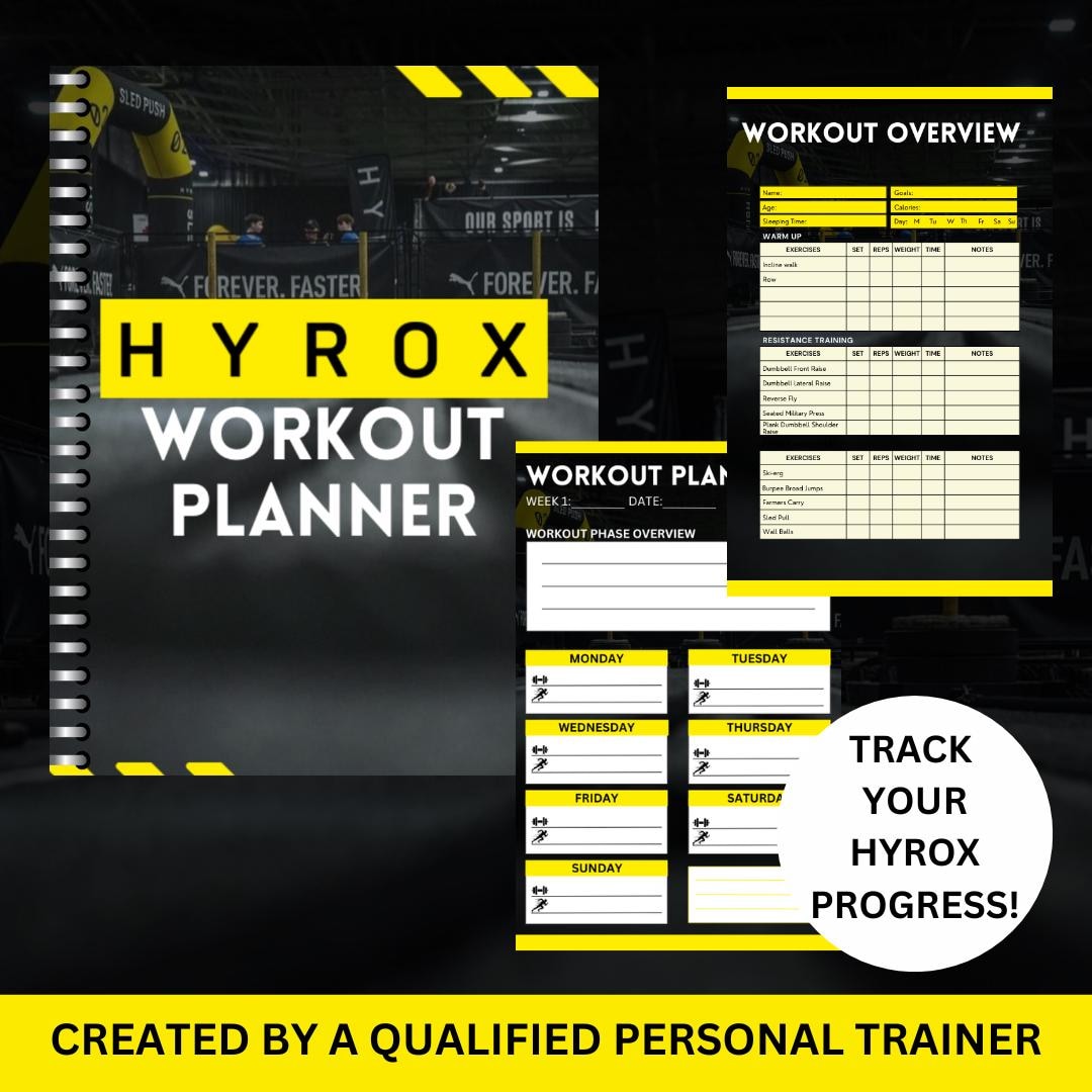 HYROX WORKOUT TRACKER- Digital Workout Planner - Etsy
