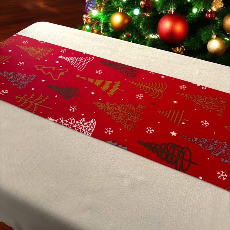 Custom Table Runner, Cotton Table Runner, Modern Table Runner ...