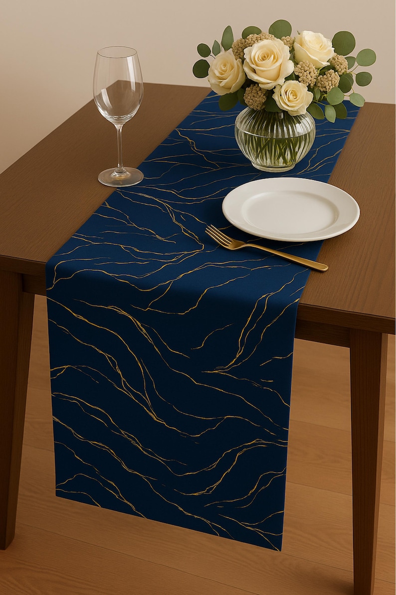 Custom Size Table Runner, Velvet Textured Table Runner, Modern Table ...