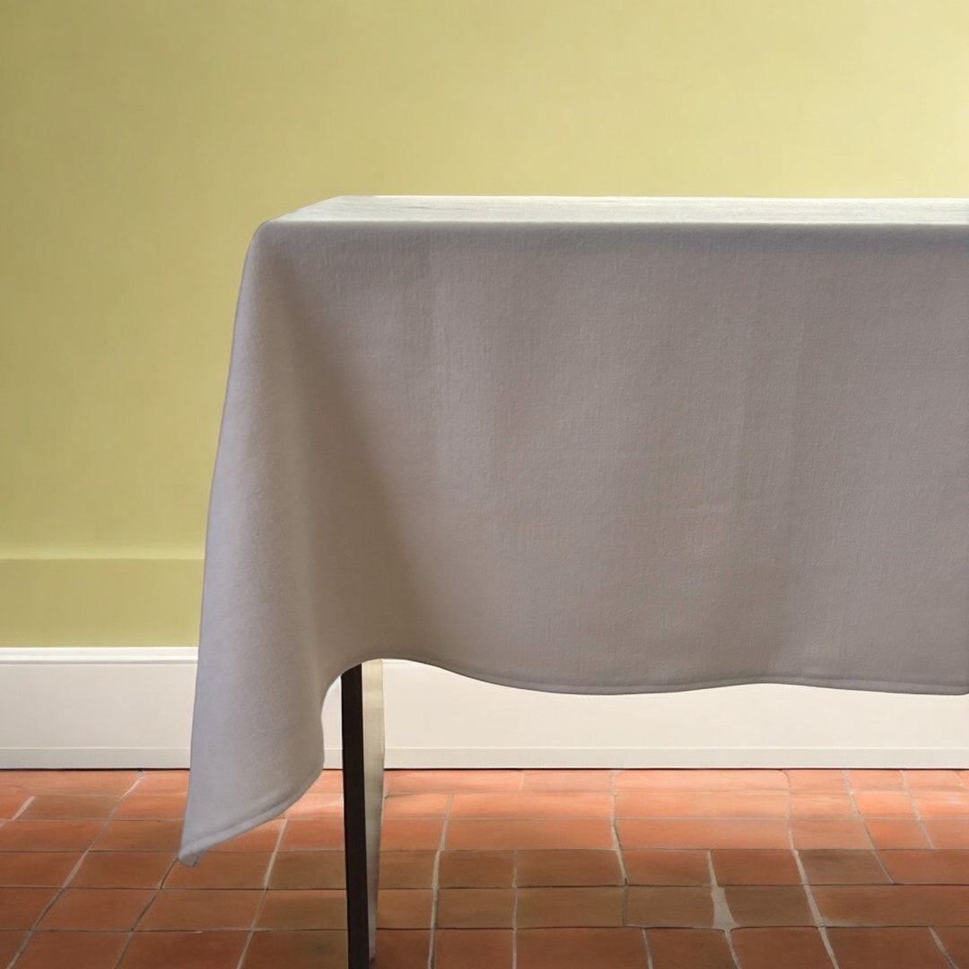 Velvet Chenille Tablecloth, Custom Size Tablecloth, Large Tablecloth ...