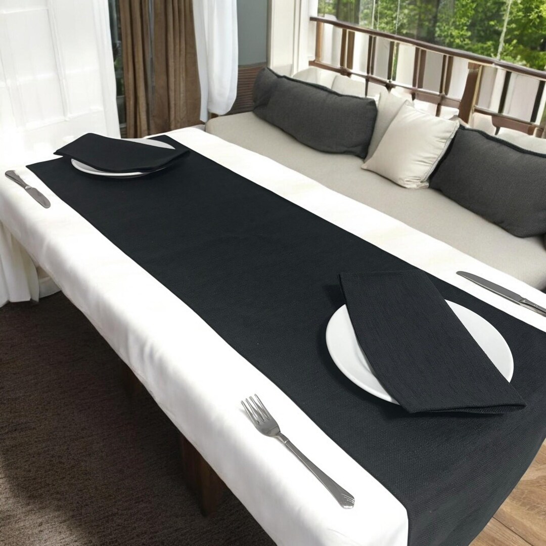 Custom Linen Table Runner, Many Size and Color Options, Handmade Home ...