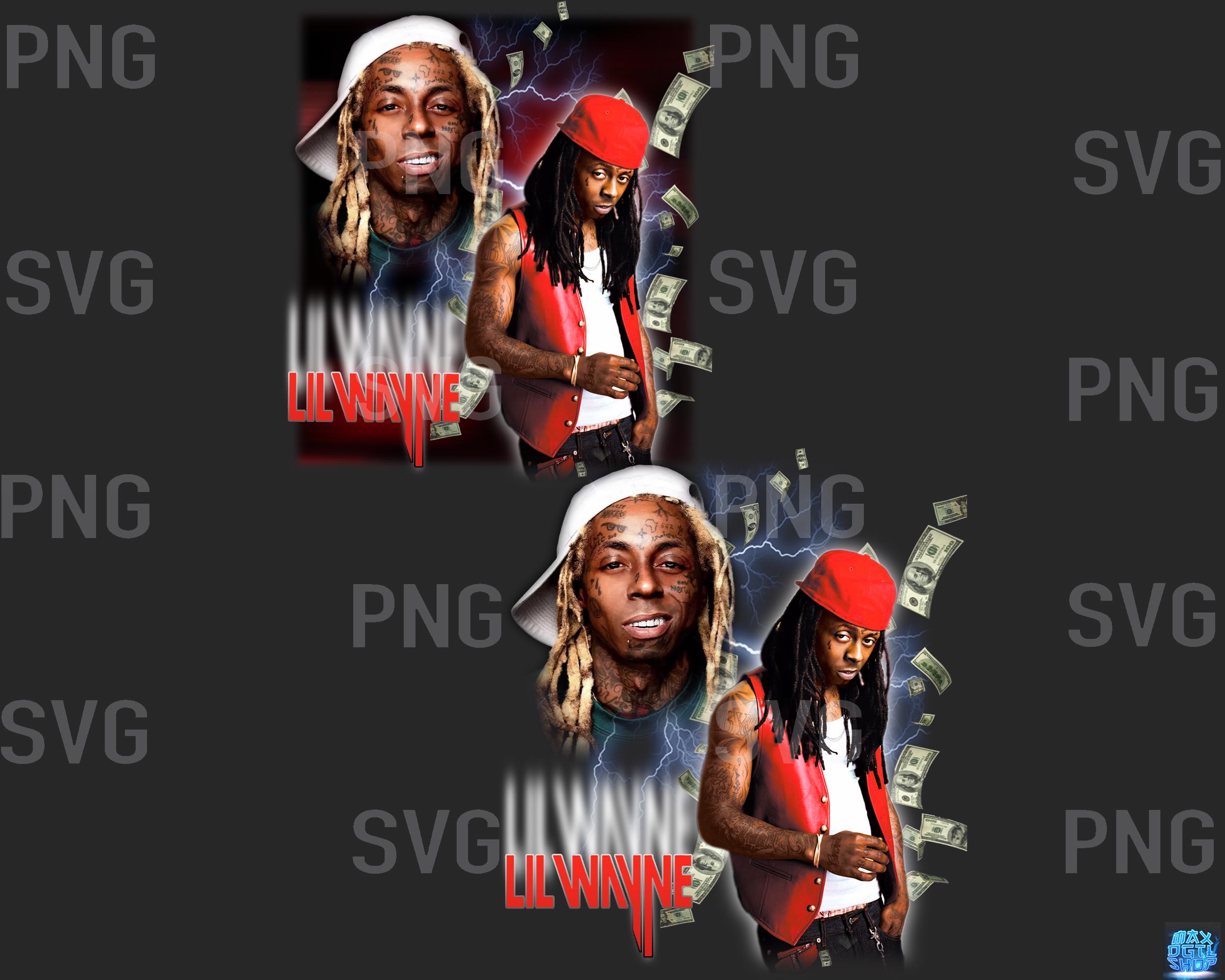 Lil Wayne Png , Ready to Print, Printable Design, Hiphop Artist, 90s ...
